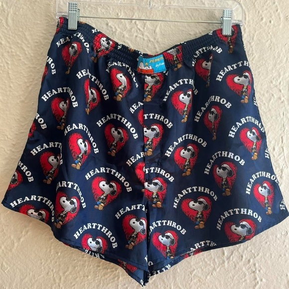 Peanuts | Underwear & Socks | Peanuts Mens Navy Heartthrob | Poshmark